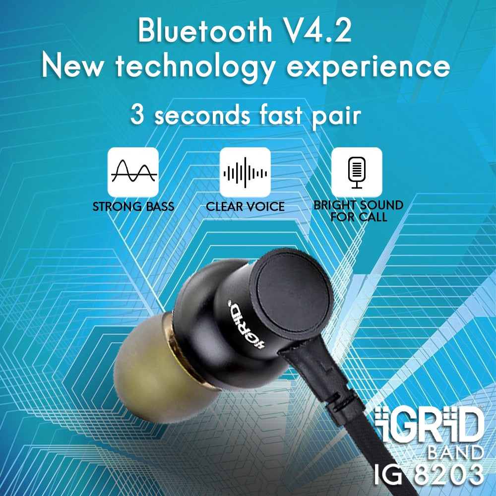 iGRiD Wireless Earphones -IG8203 – iGRiDstore